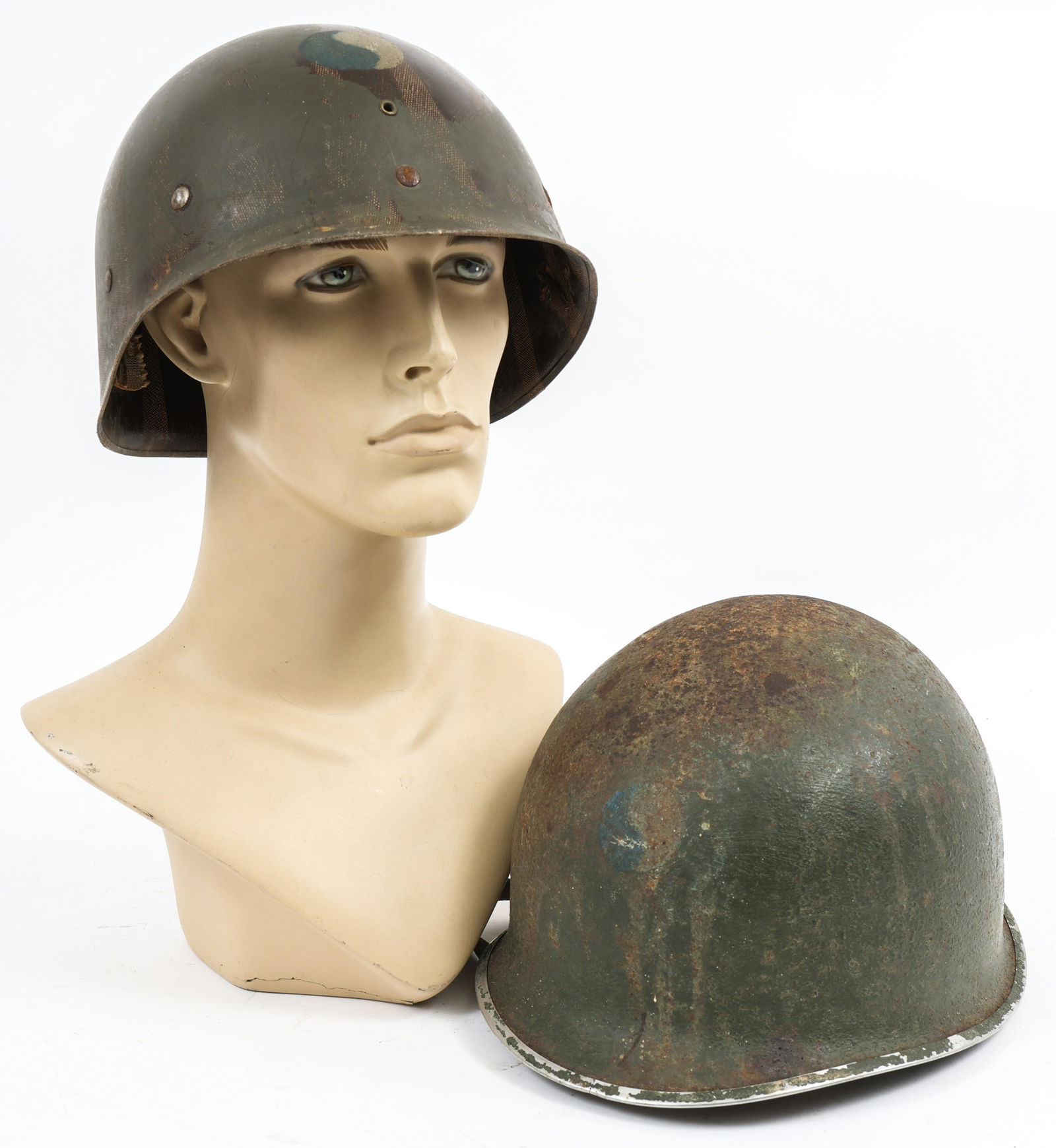 Wwii Us Army 29th Infantry Div M1 Combat Helmet