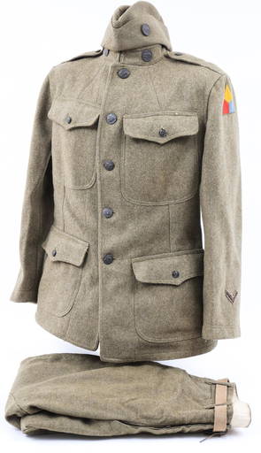 Wwi Us Army Aef Tank Corps Sergeant Uniform