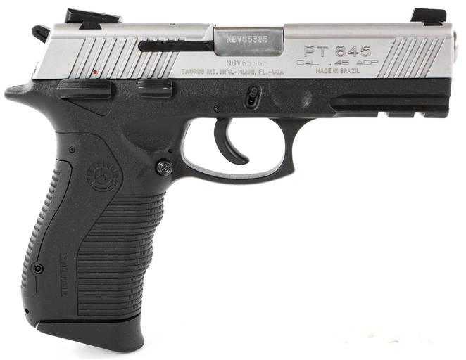 TAURUS MODEL PT845 SA/DA .45 ACP CALIBER PISTOL (#78006) on Jul 16 ...