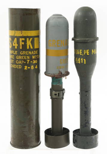 Cold War Us Army He & M22a2 Rifle Smoke Grenade