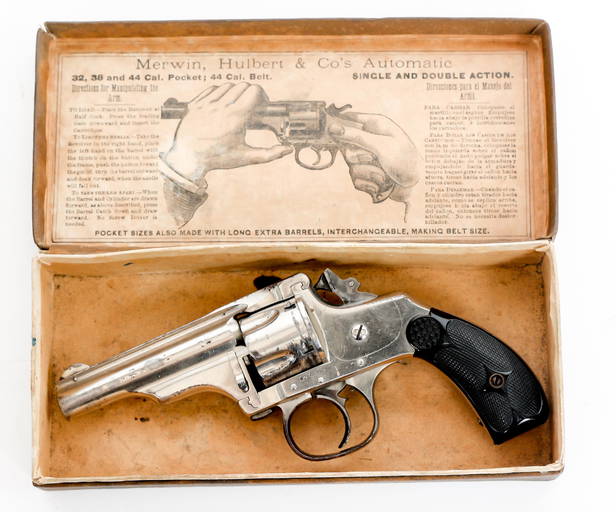 MERWIN HULBERT & CO AUTOMATIC .32 CALIBER REVOLVER (#88486) on Dec 17 ...