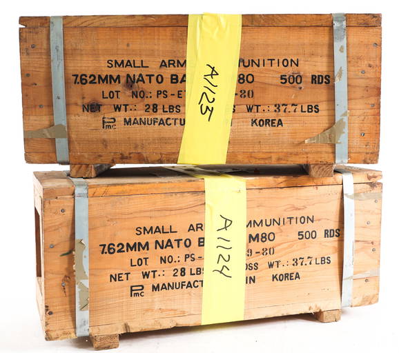 AMMUNITION CRATES 7.62mm NATO BALL 1000 ROUNDS - Dec 17, 2022 ...