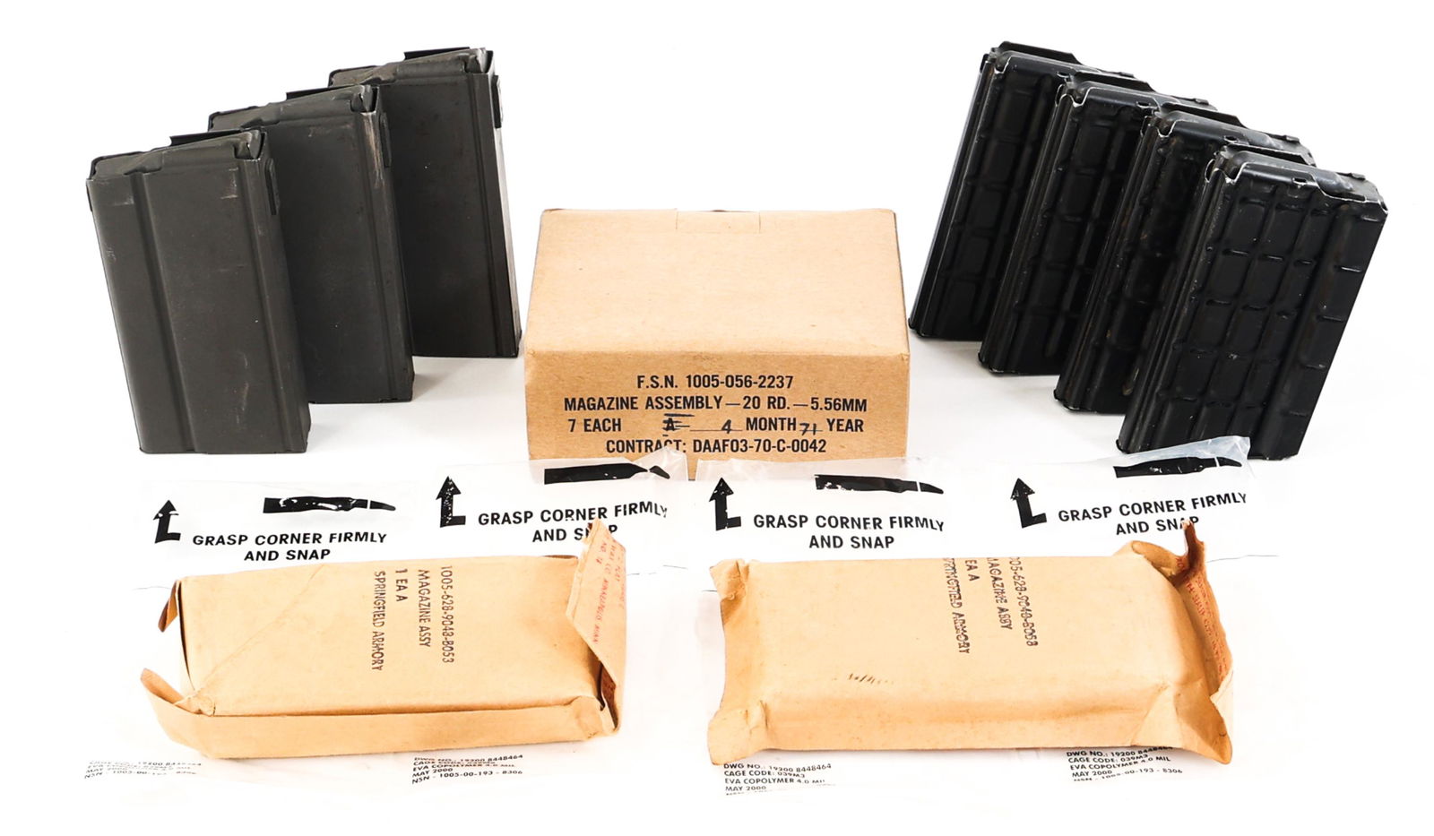 VIETNAM WAR ERA M14 & M16 RIFLE MAGAZINE LOT (#83139) on Jan 12, 2023 ...