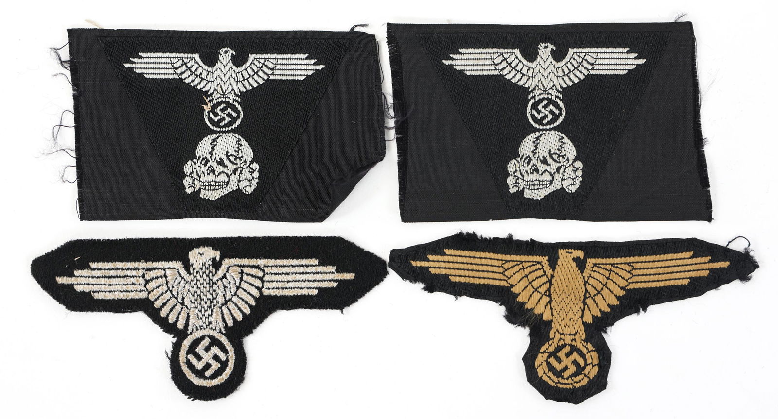 WWII GERMAN SS PANZER & WAFFEN SS PATCHES (#83484) on Jan 12, 2023 ...