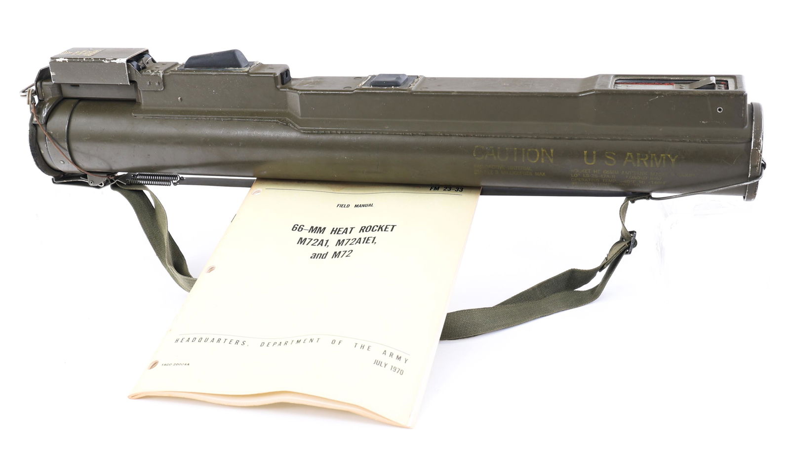 VIETNAM WAR M72A1 LAW ROCKET LAUNCHER DATED 1967 (#83724) on Jan 12 ...