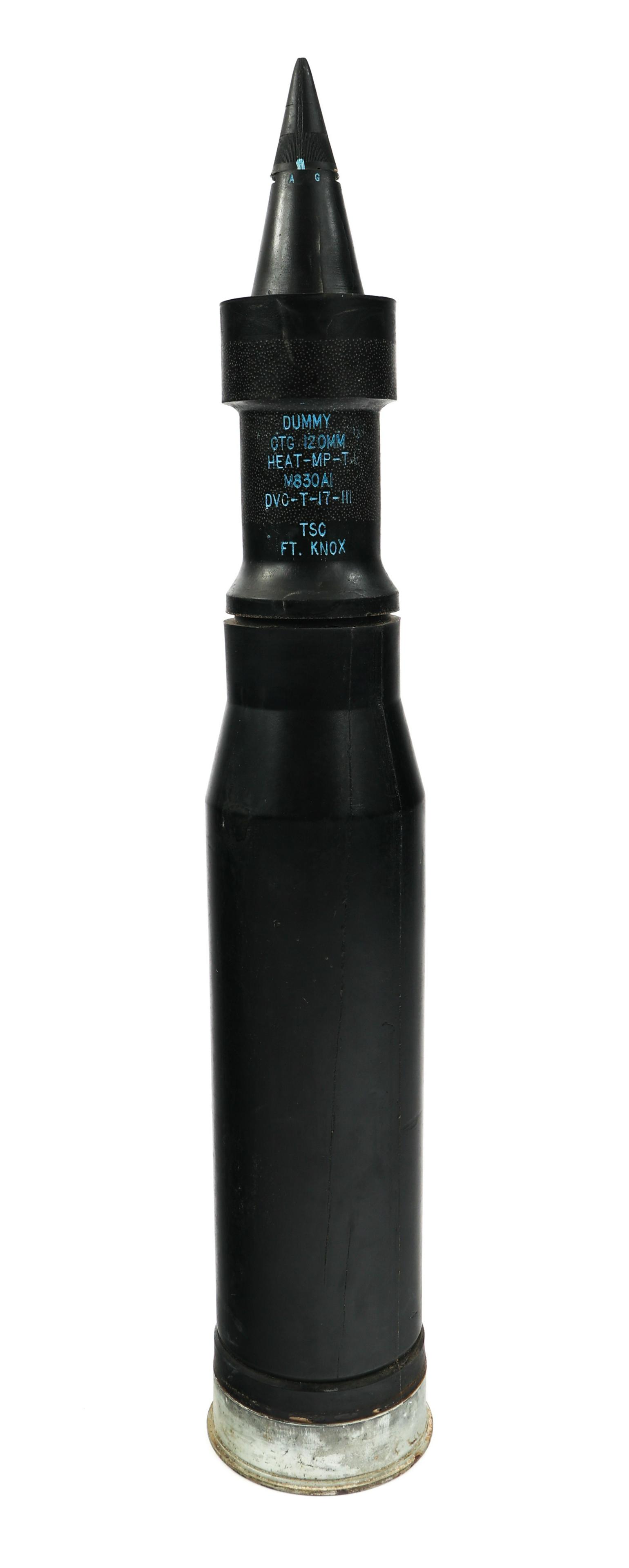 US ARMY 120MM M830A1 TANK DUMMY TRAINING ROUND (#83728) on Jan 12, 2023 ...