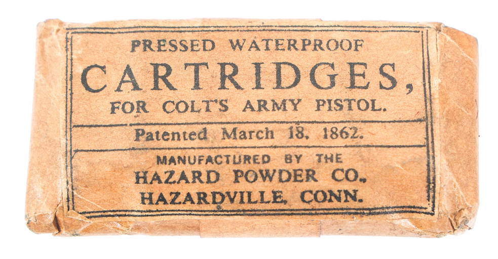 HAZARD POWDER CO .44 COLT ARMY PISTOL CARTRIDGES (#91060) on Feb 20 ...
