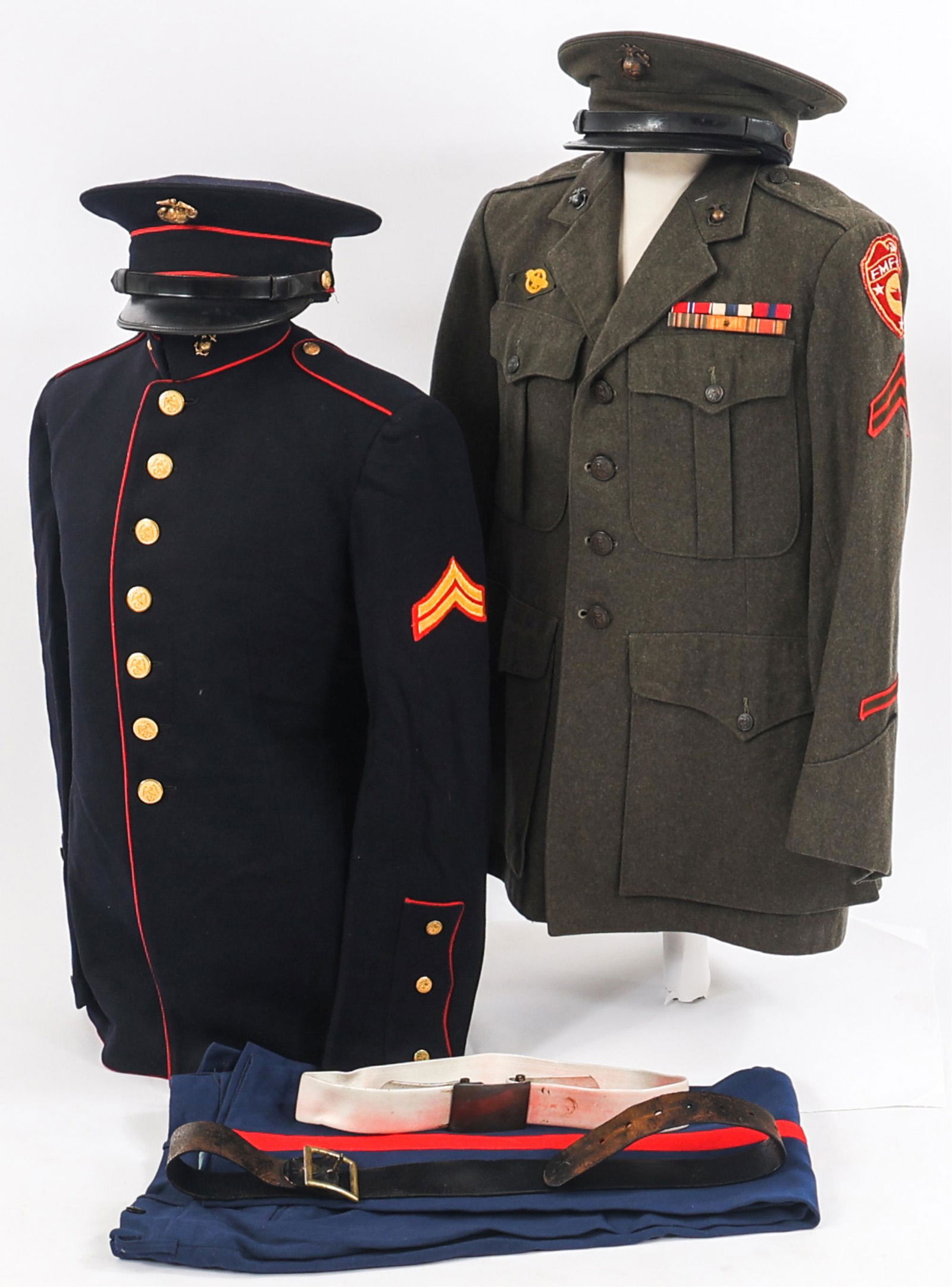 WWII USMC NCO DRESS BLUES & SERVICE ALPHA UNIFORMS - Mar 12, 2023 ...