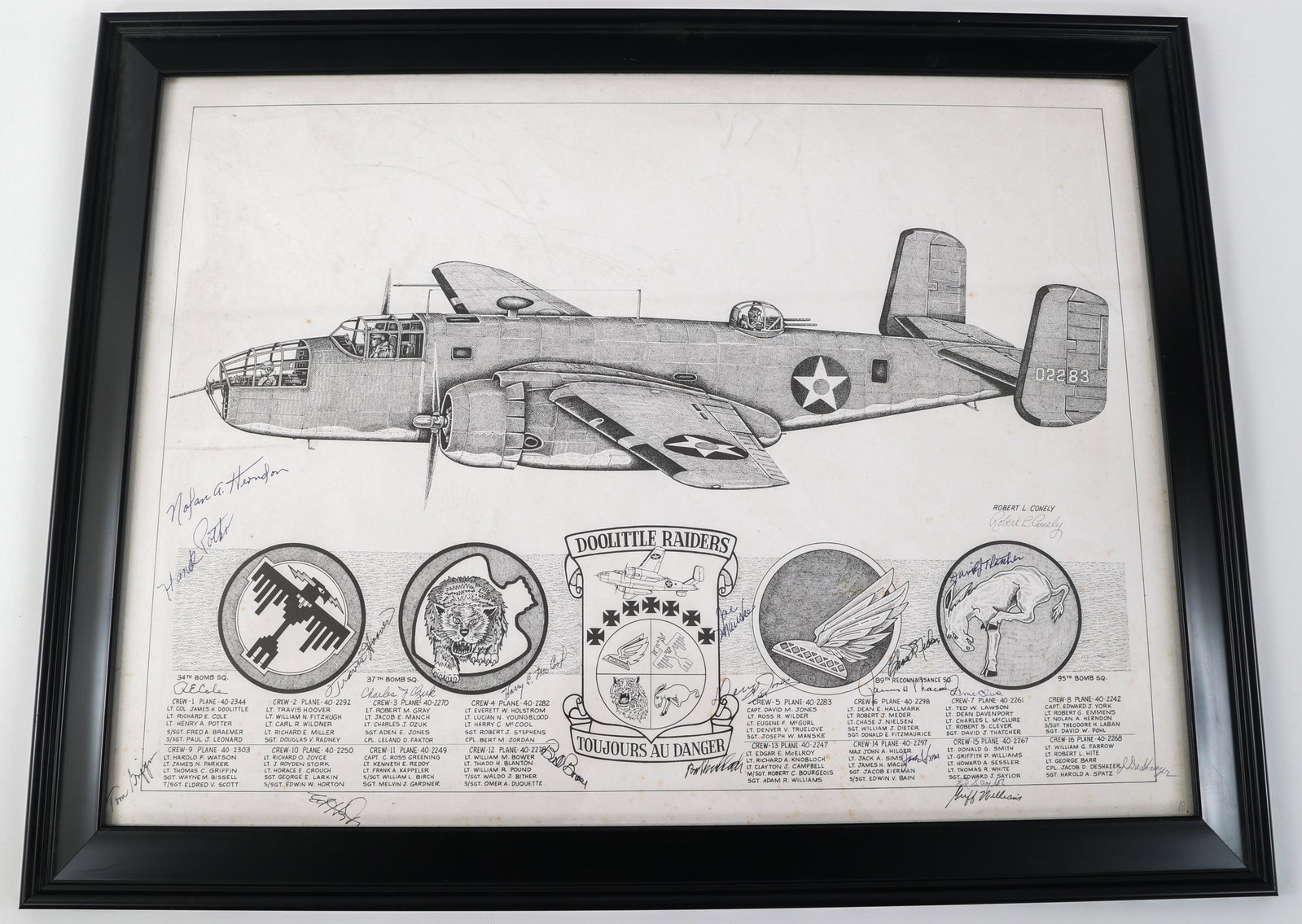 USAAF DOOLITTLE RAIDERS SIGNED PRINT - Mar 12, 2023 | Centurion ...