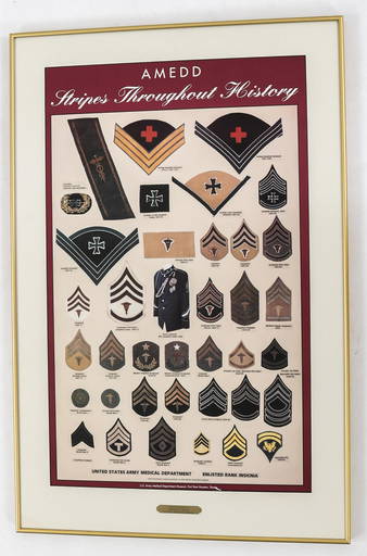 US ARMY MEDICAL ENLISTED RANK INSIGNIA POSTER (#89698) on Mar 12, 2023 ...
