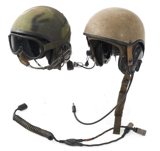 Cold War Us Army Tanker Helmets & Goggles