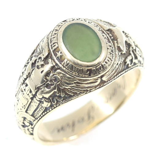 Tiffany & Co. 14k Gold Us Naval Academy Class Ring