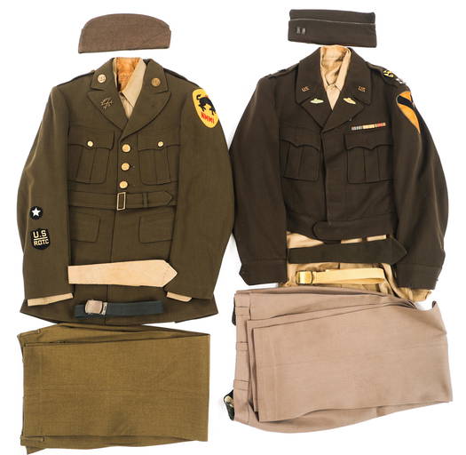 Wwii Us Army Nmmi Rotc & 1st Cavalry Off. Uniforms