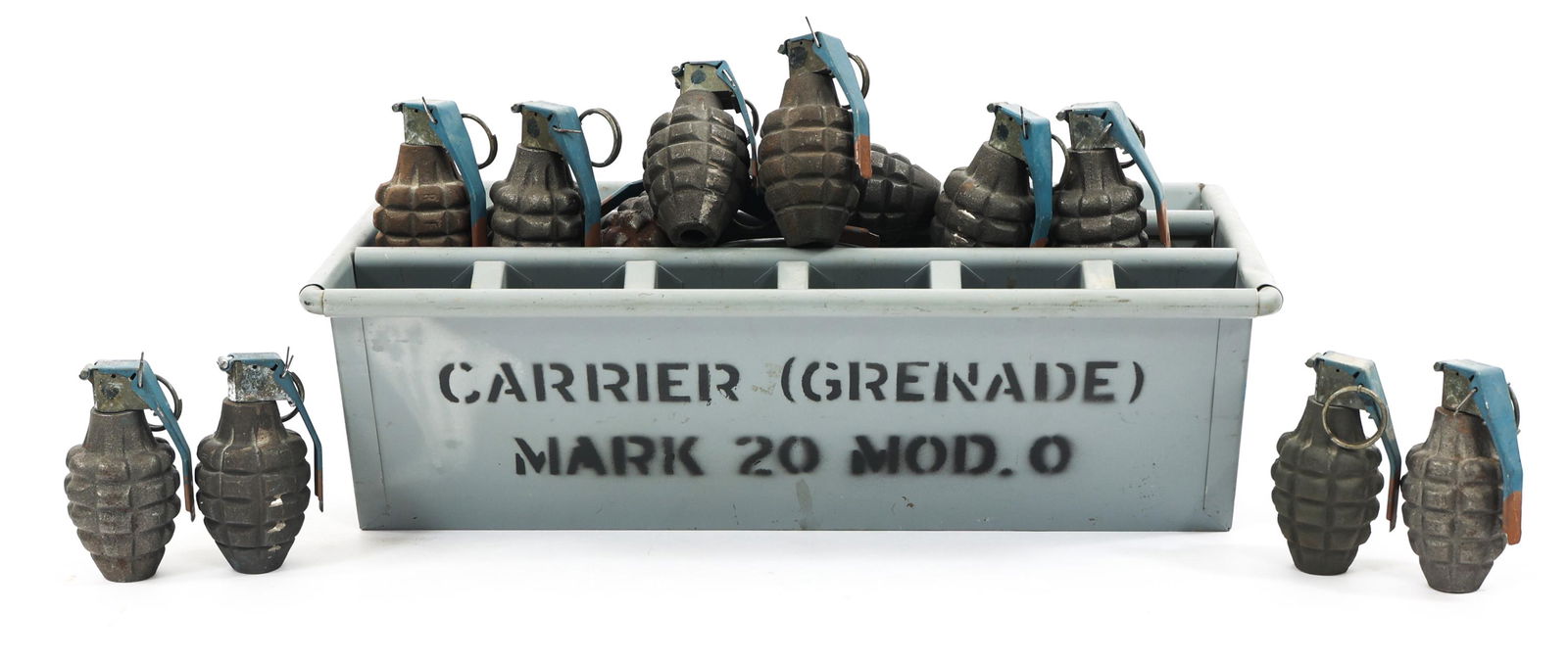 Us Armed Forces Training Grenades & Carrier