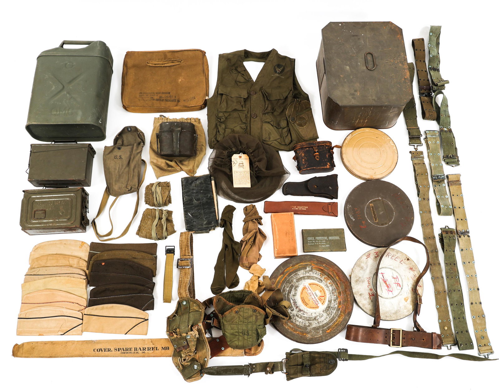 Wwii Cold War Us & German Army Field Gear Lot