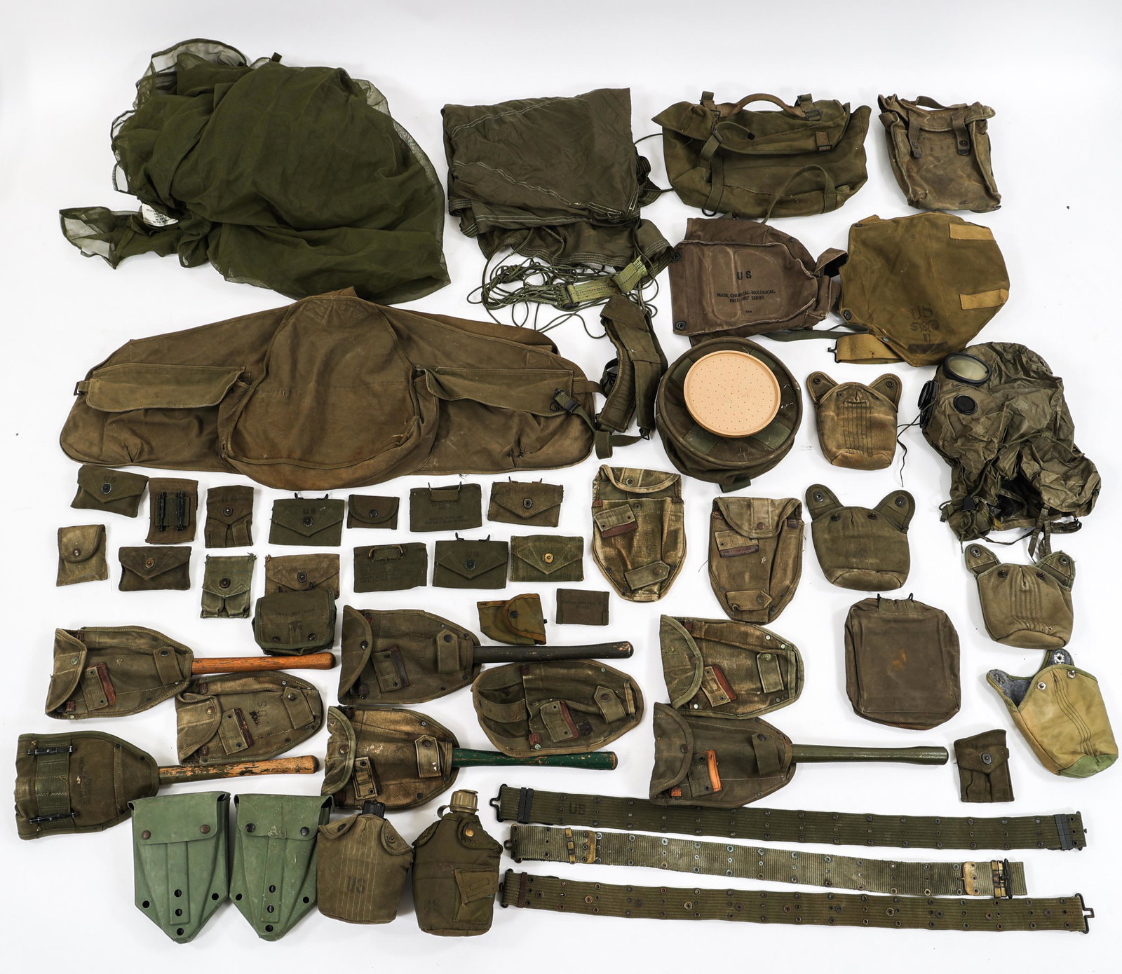 Vietnam War Us Army Field Gear Lot Auction