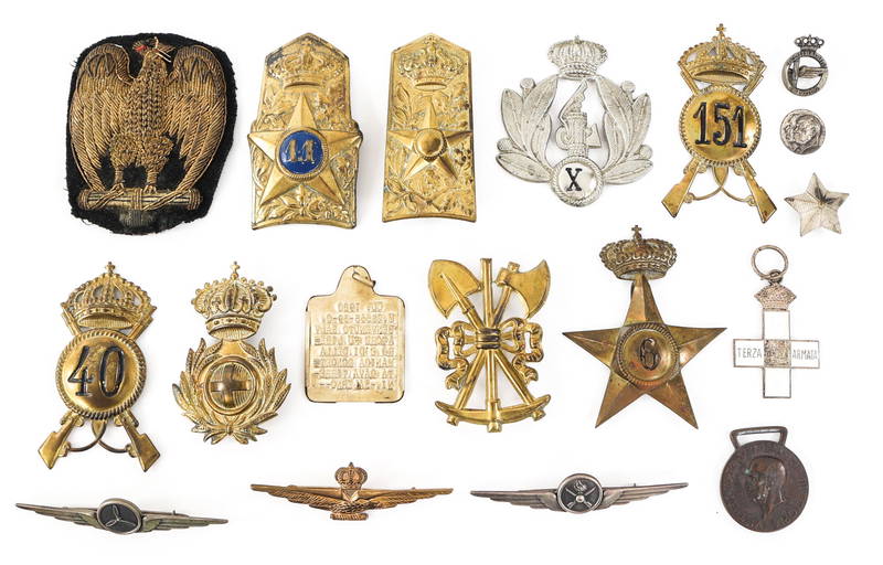 Wwi Wwii Italian Armed Forces Badges & Wings