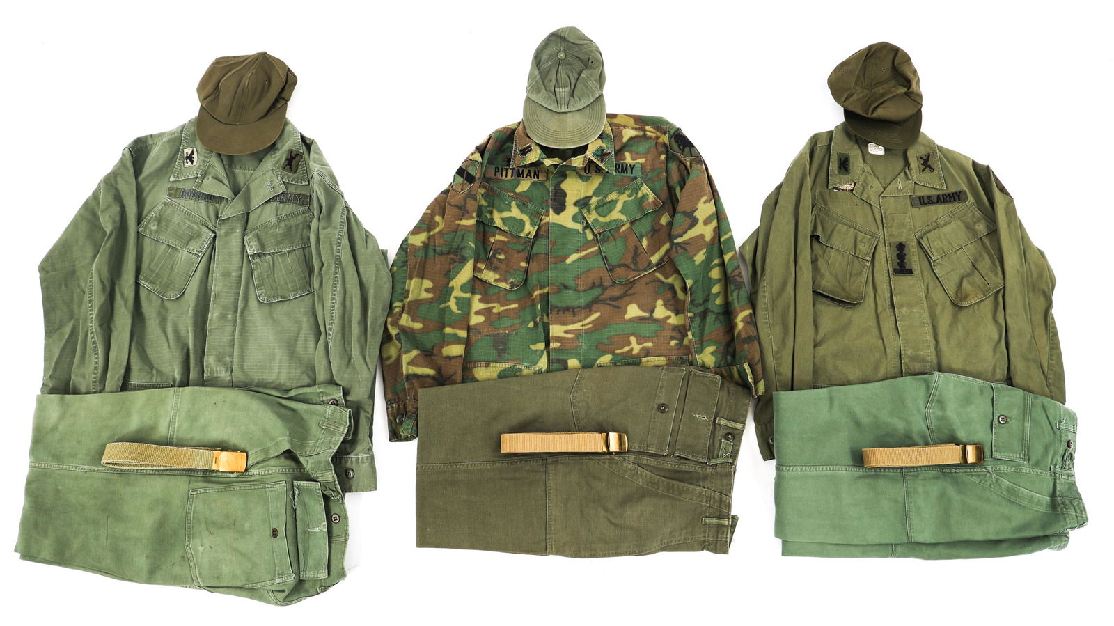 Vietnam War Us Arvn Advisor & Army Combat Uniforms