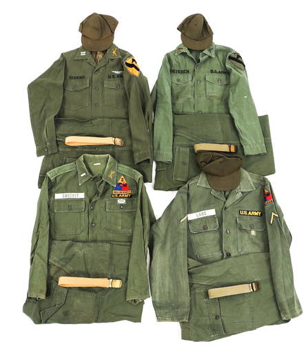 Vietnam War Us Army Cav & Armored Utility Uniforms