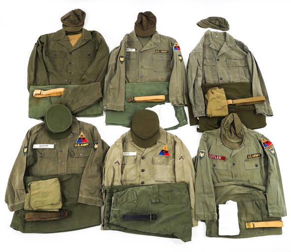 Korean War Us Army Medic / Em / Nco Hbt Uniforms