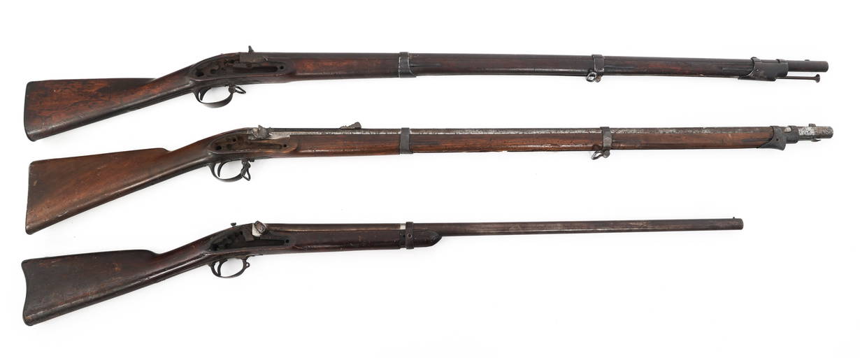 Conversion Muskets For Parts Or Repair Lot Of 3