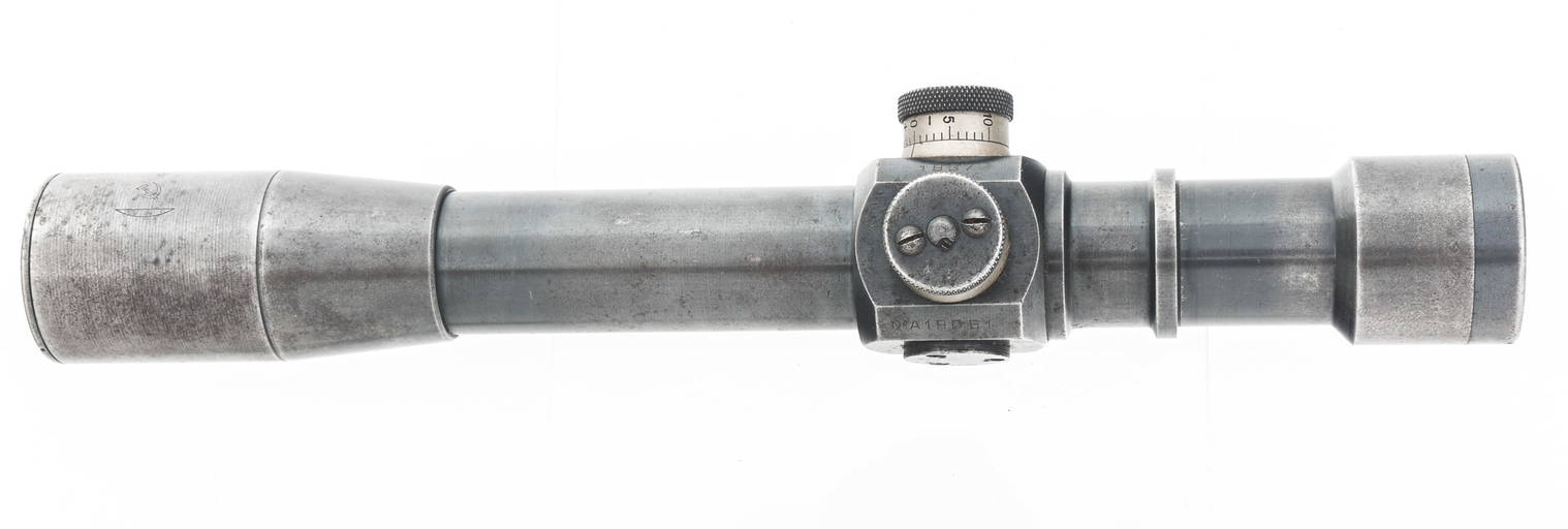 1937 Soviet Russian Pem 4x Sniper Rifle Scope
