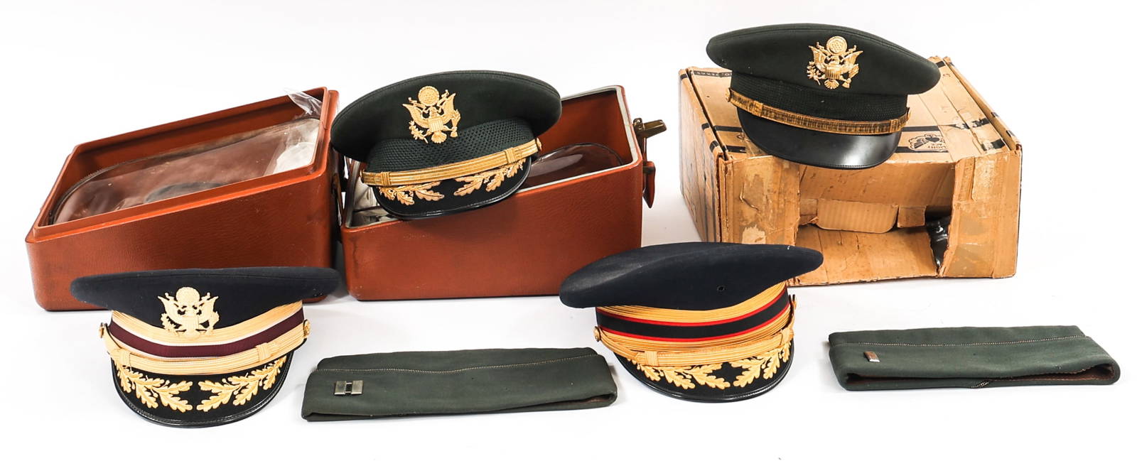 Cold War Us Army Senior Officer Service Caps Auction