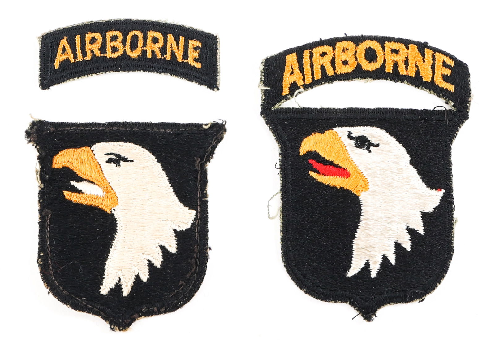 Wwii Us Army 101st Airborne Division Patches & Tab Auction