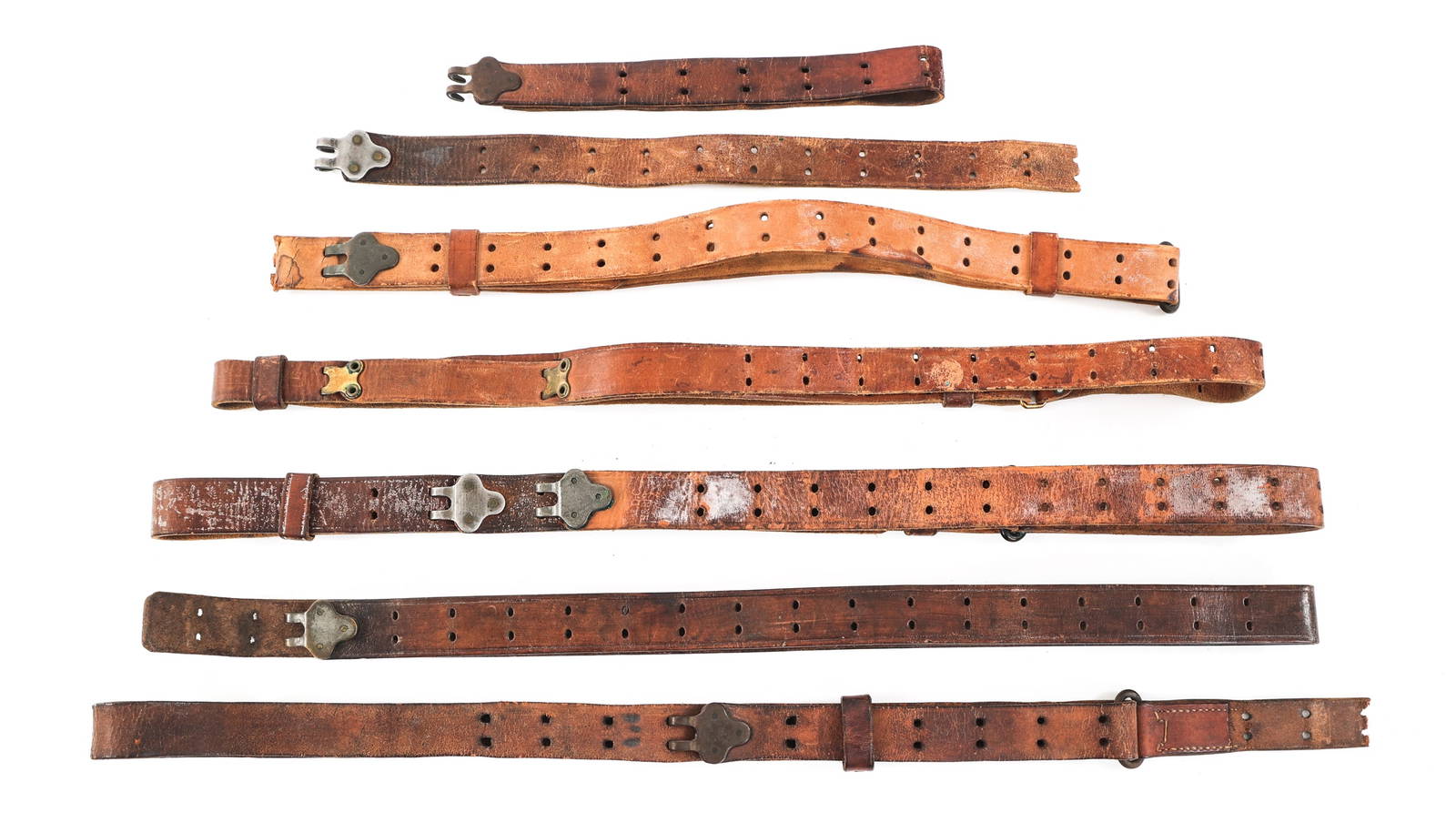 Wwi - Wwii Us M1907 Rifle Sling Lot Auction