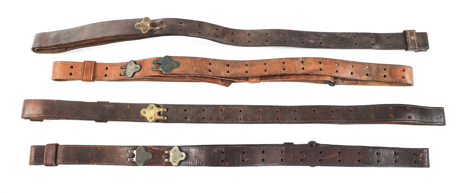 Wwi - Wwii Us M1907 Rifle Sling Lot Of 4 Auction