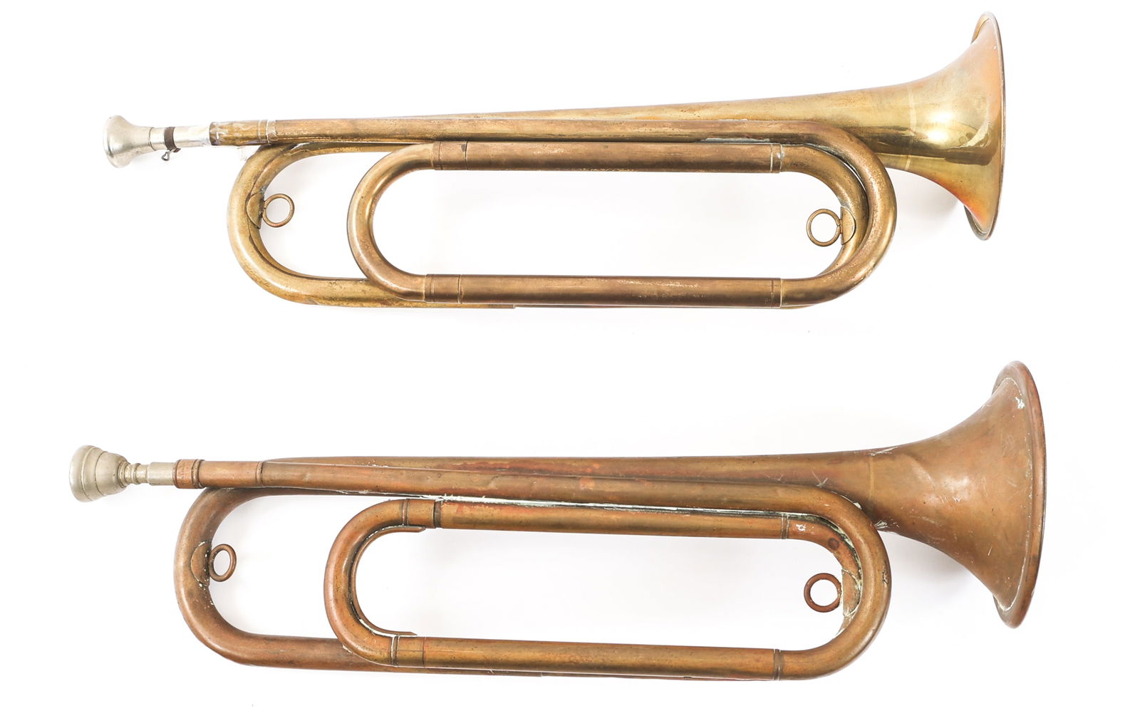 Wwii Us Army Regulation Bugle Lot Of 2 Auction