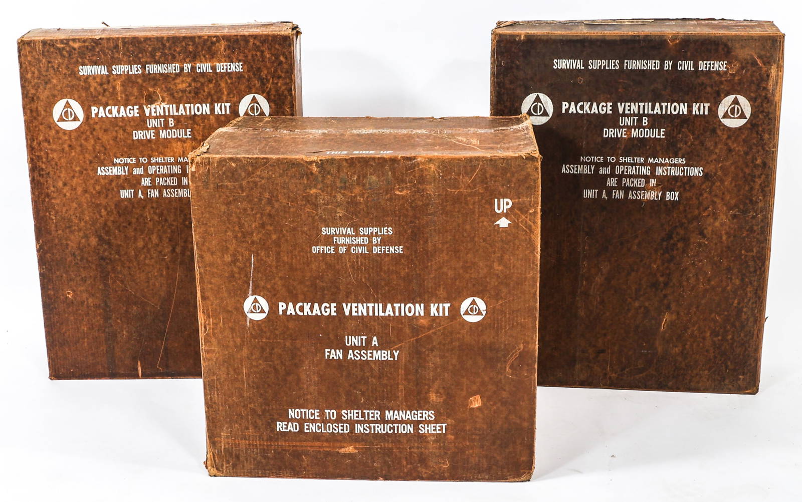 Cold War Us Civil Defense Ventilation Kit Auction