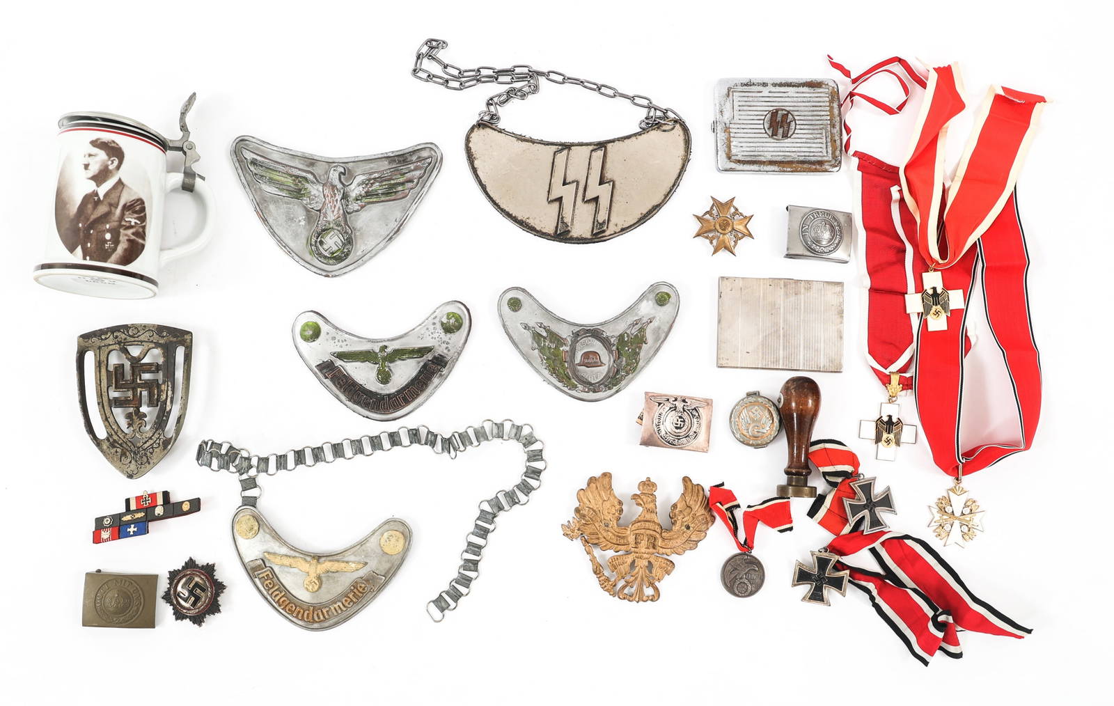 Modern Reenactor Wwii German Insignia Auction