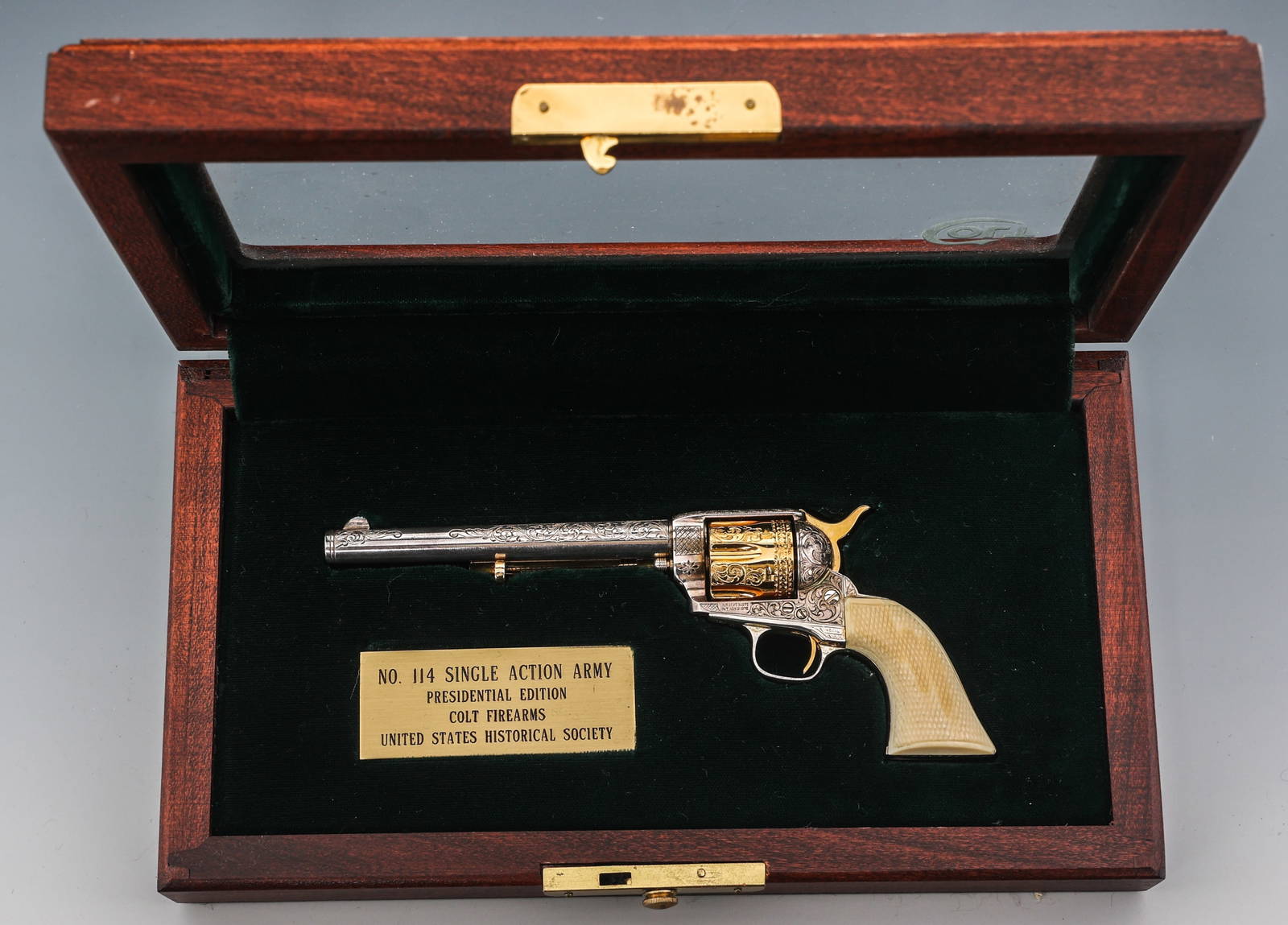 Miniature Cased Colt No. 114 Saa Revolver Auction