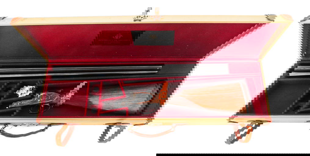 Cased Aya Model Xxv Sl 12 Ga Sxs Shotgun