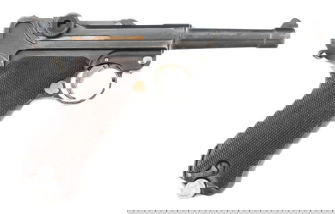 1913 German Erfurt 9x19mm Caliber Luger Pistol Auction