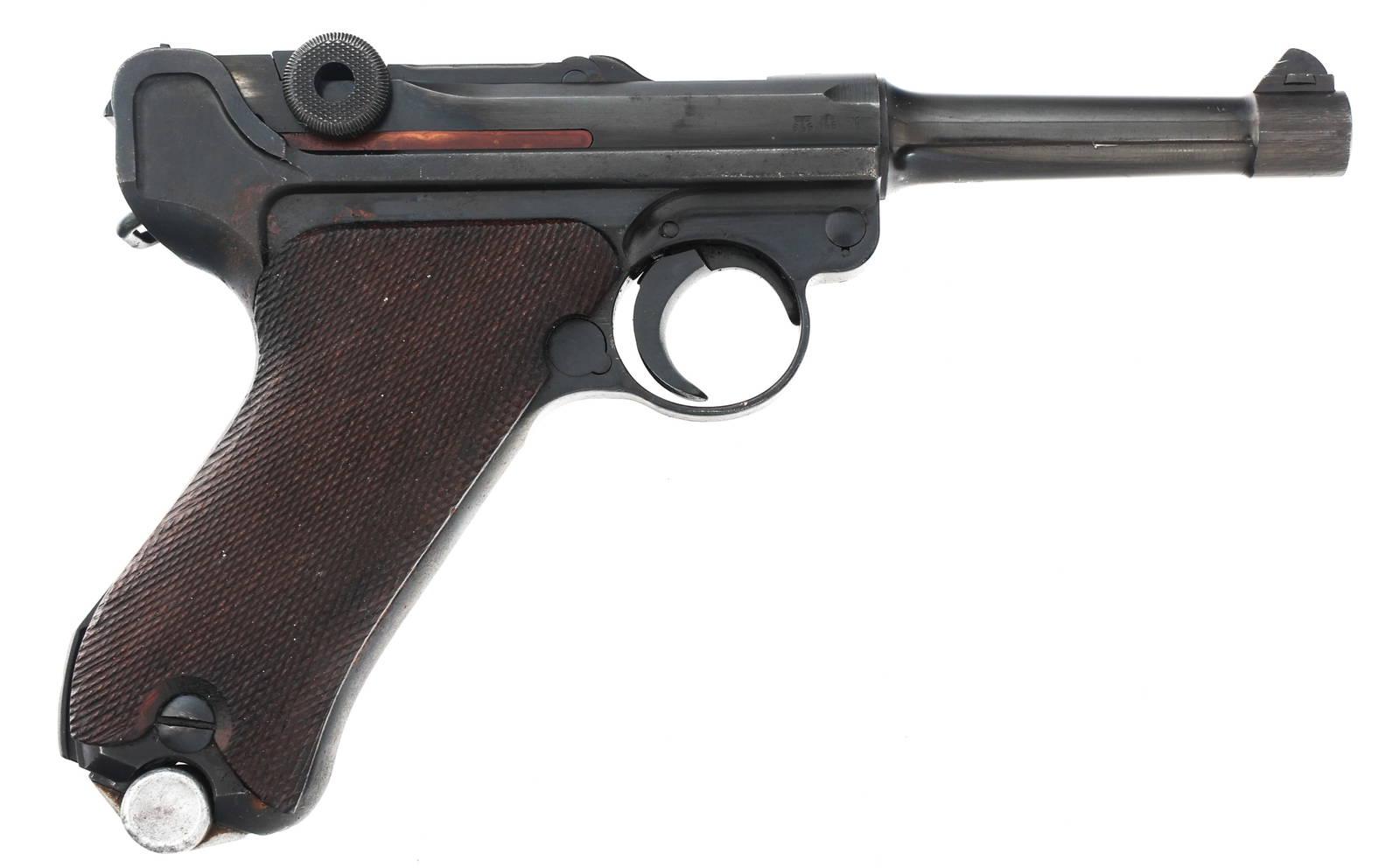 Wwii German 42 Code Mauser Model P08 9mm Pistol Auction