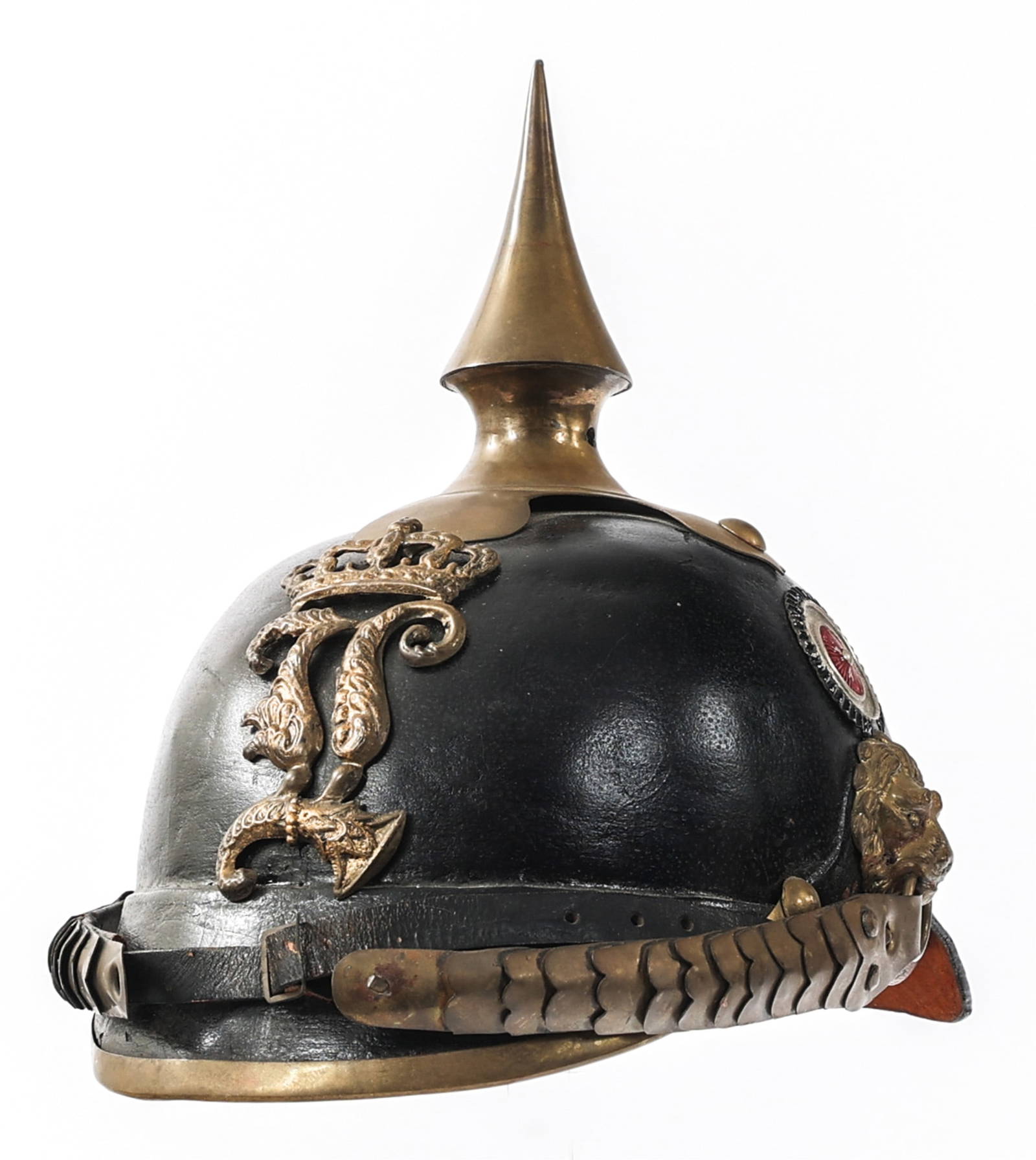 Imperial German Bavarian Jager Officer Pickelhaube Auction