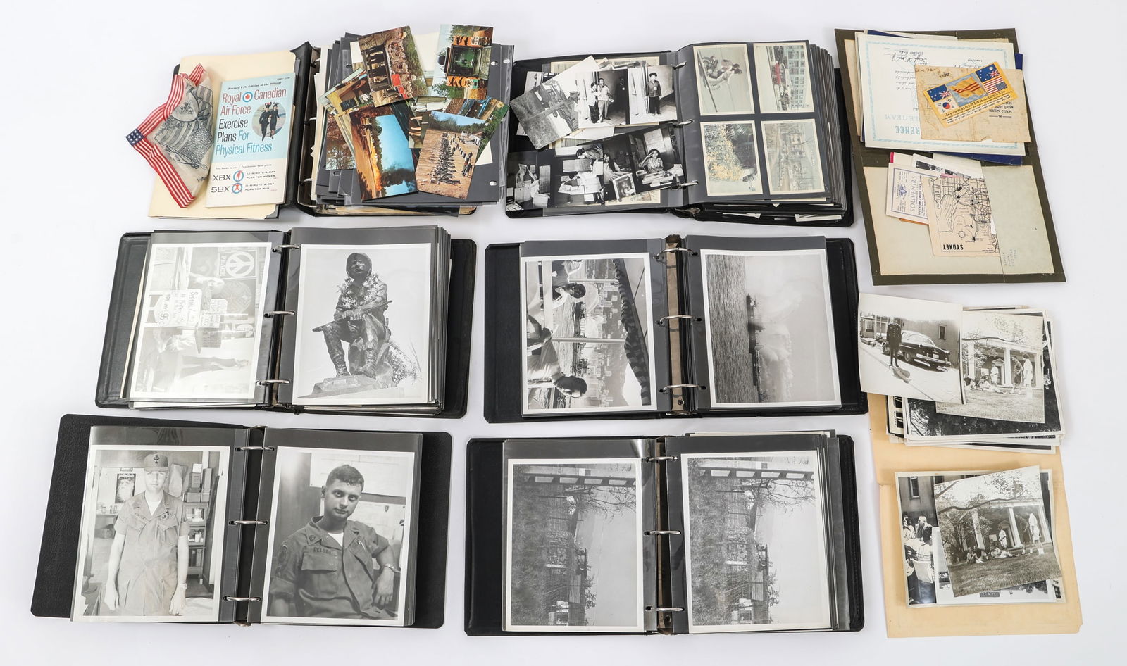 Vietnam War Us Army Phtograph Albums & Postcards Auction