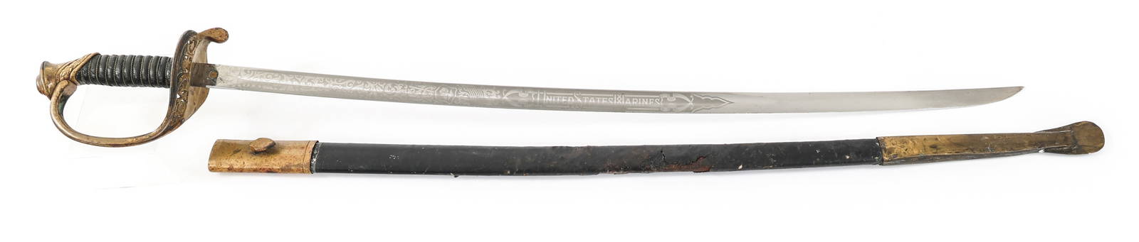 Wwii Us Marine Corps M1859 Nco Sword By S.e. Eby