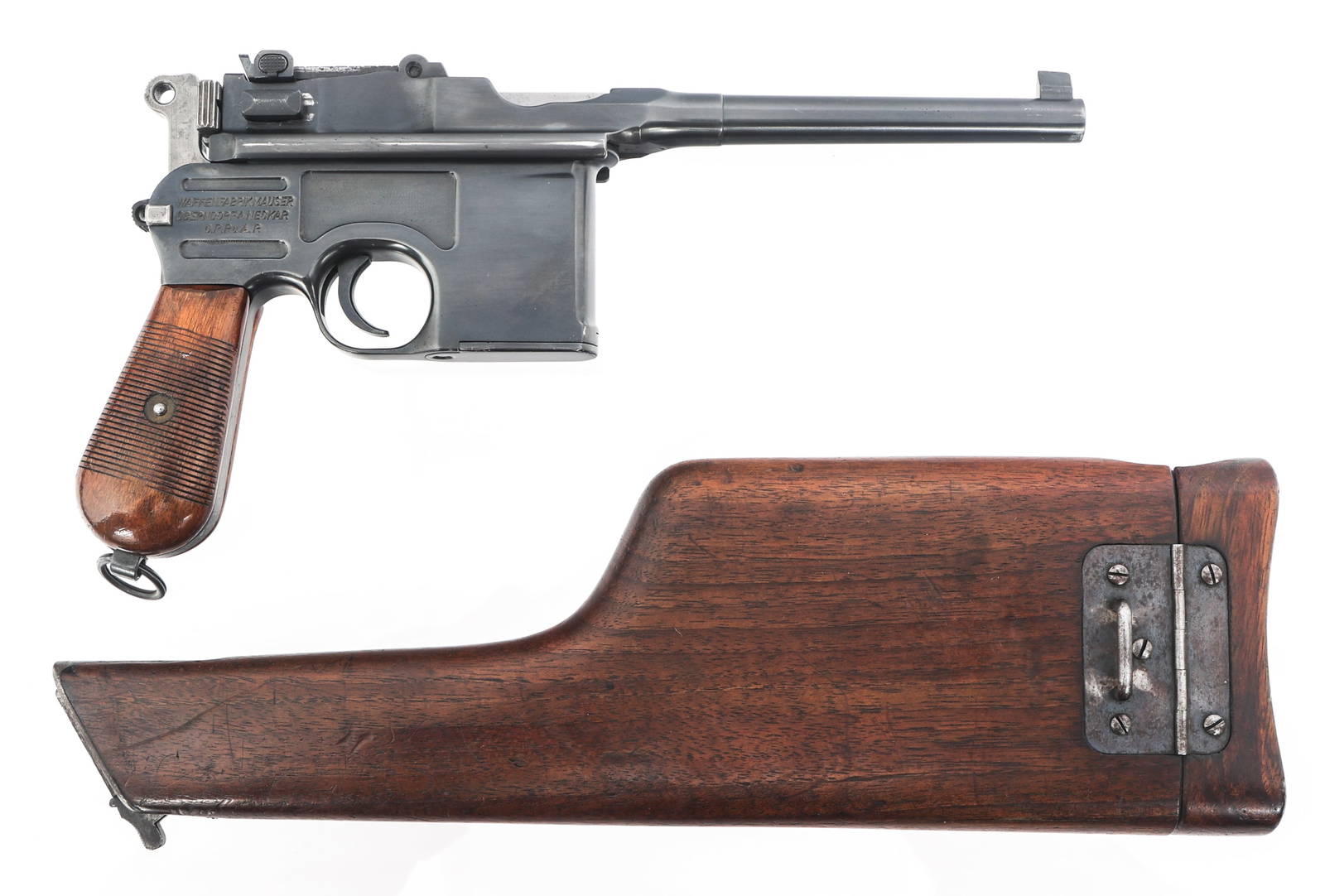 Mauser Model C96 7.63mm Broomhandle Pistol Auction