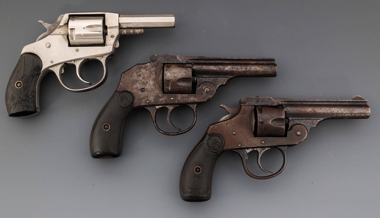 Us Revolver And Iver Johnson Revolvers For Parts Auction