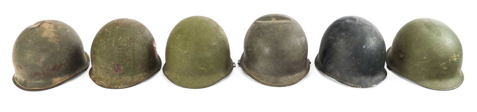 Cold War Us Army M1 Helmet Shells & Liners Auction