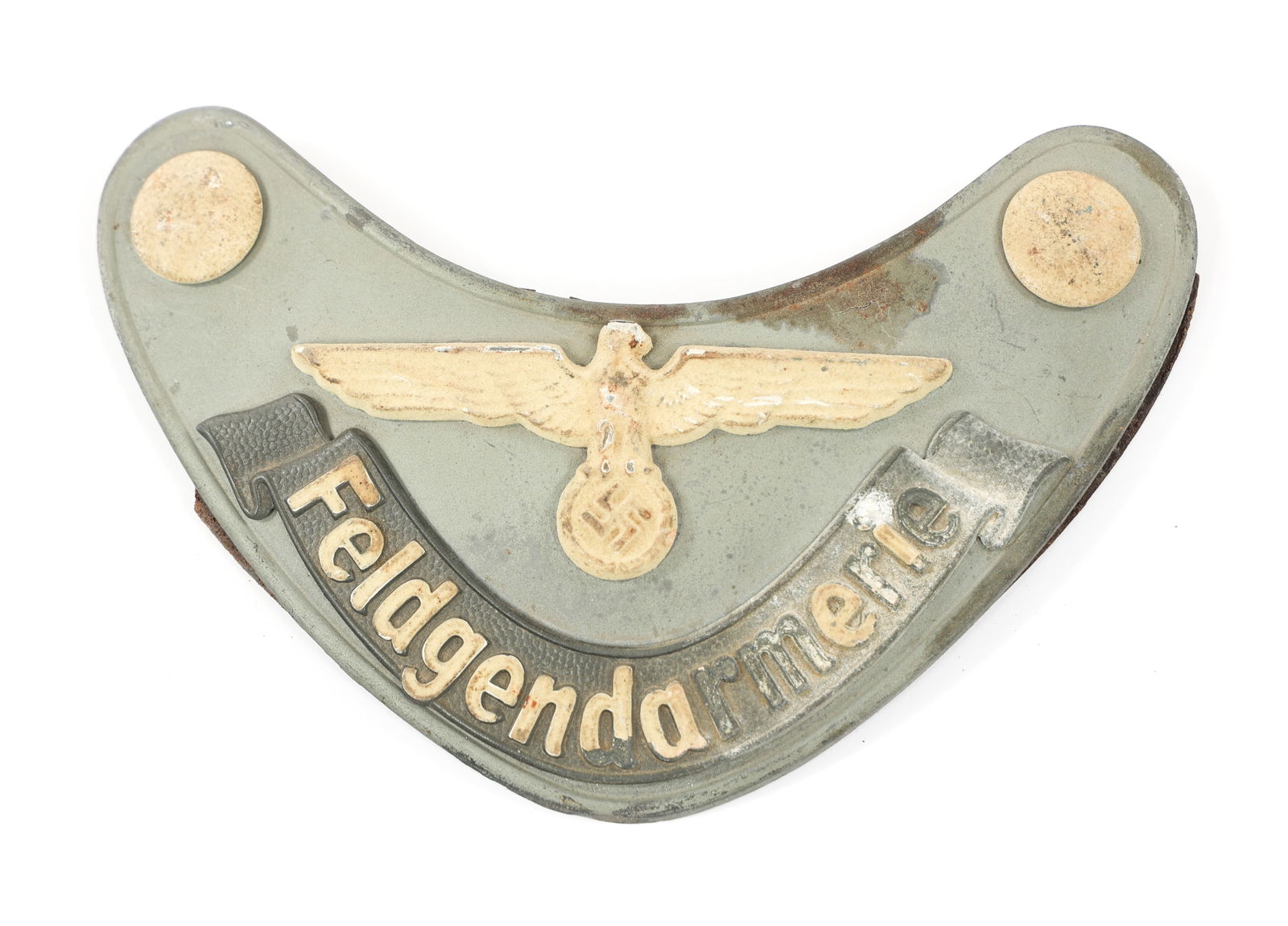 Wwii German Feldgendarmerie Gorget Auction