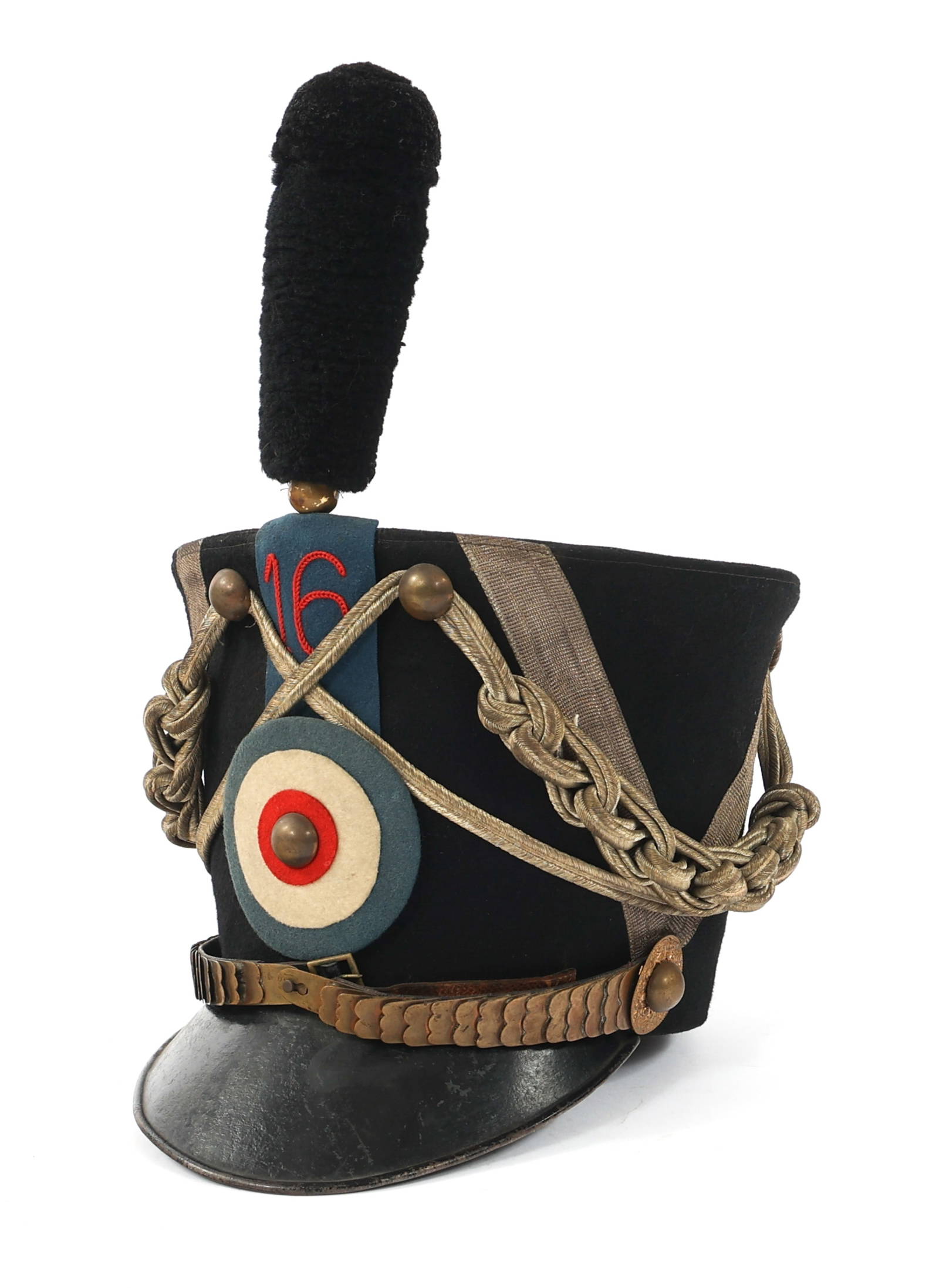 Contemporary Movie Prop 19th C. Prussian Shako Auction