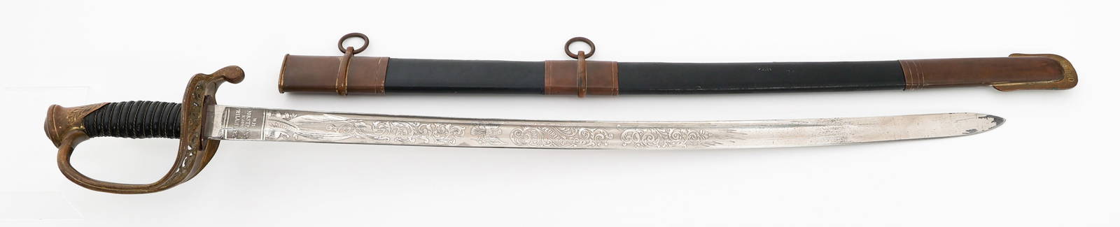 M1859 Usmc Nco Sword With Scabbard