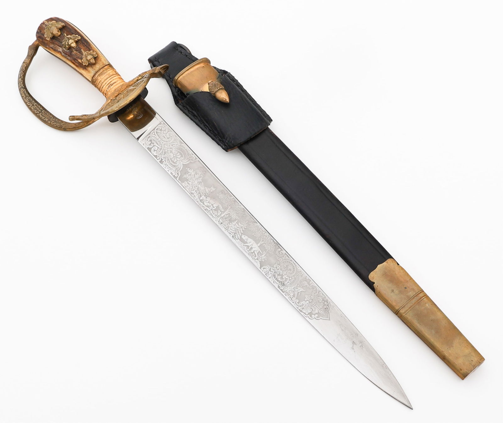 Wwi - Wwii German Forestry Hunting Dagger By Wkc Auction