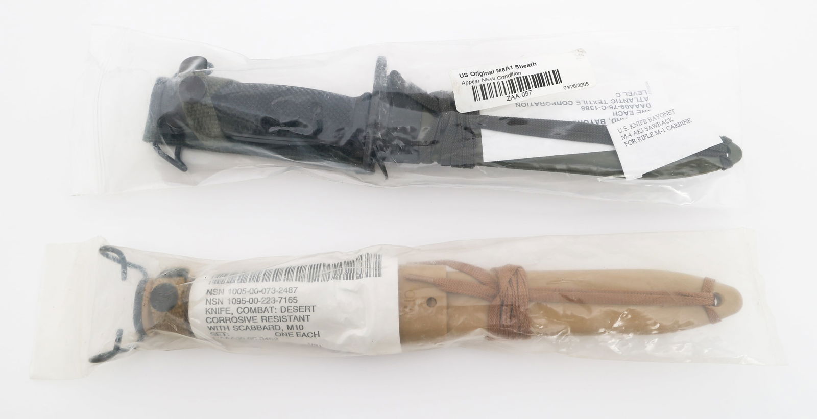 Cold War - Gulf Wars Us Unissued M4 & M10 Bayonets Auction