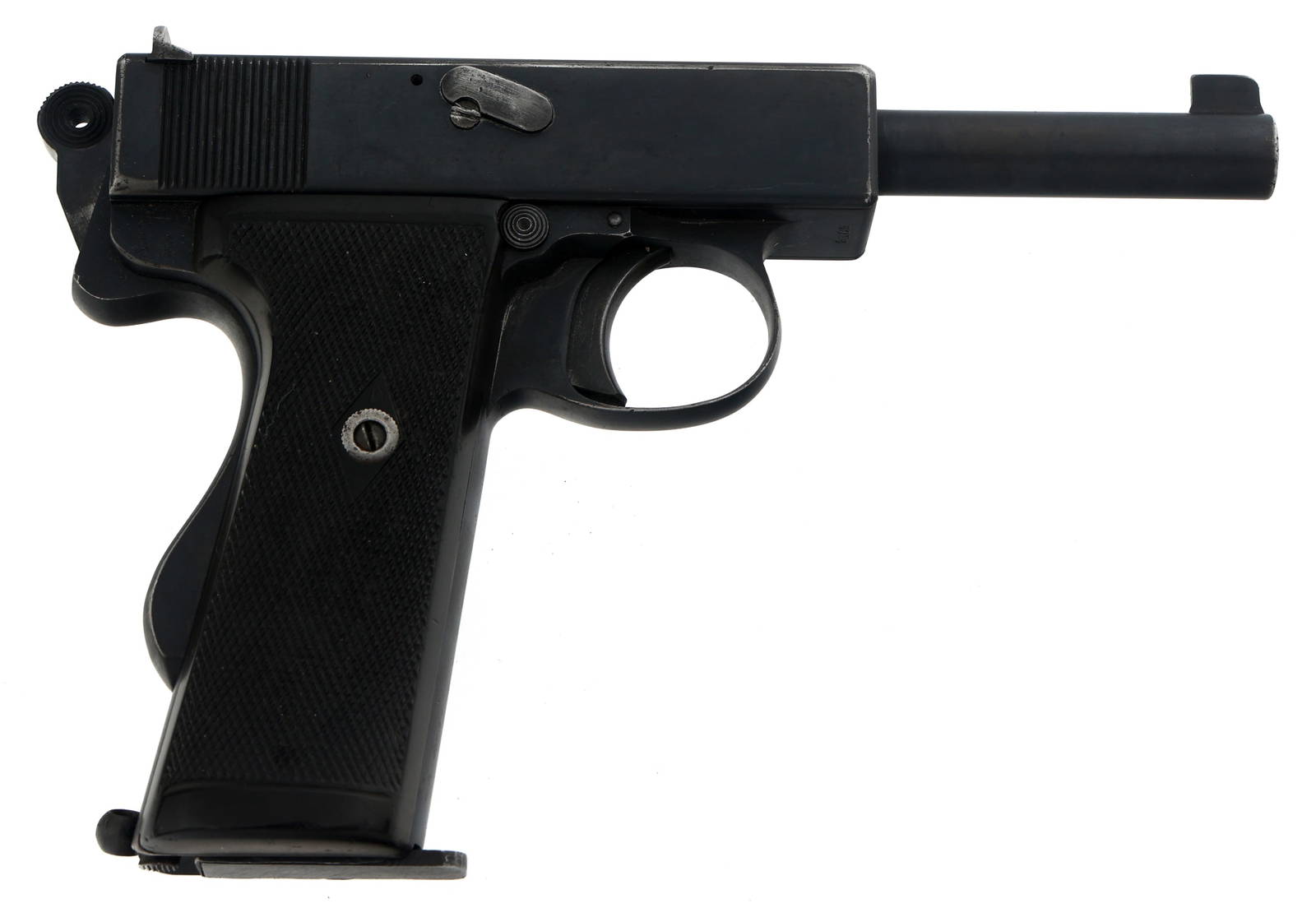 1916 British Webley Self Loading Mk I .455 Pistol Auction