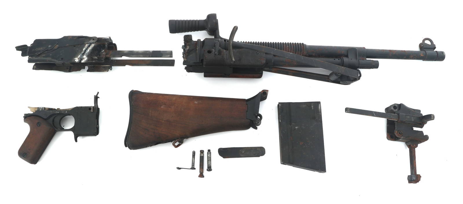 Fn Model D 7.62mm Machine Gun Parts Auction